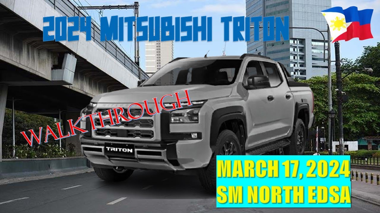 2024 MITSUBISHI TRITON WALKTHROUGH (SM NORTH EDSA) - BOSS JACOBS - YouTube