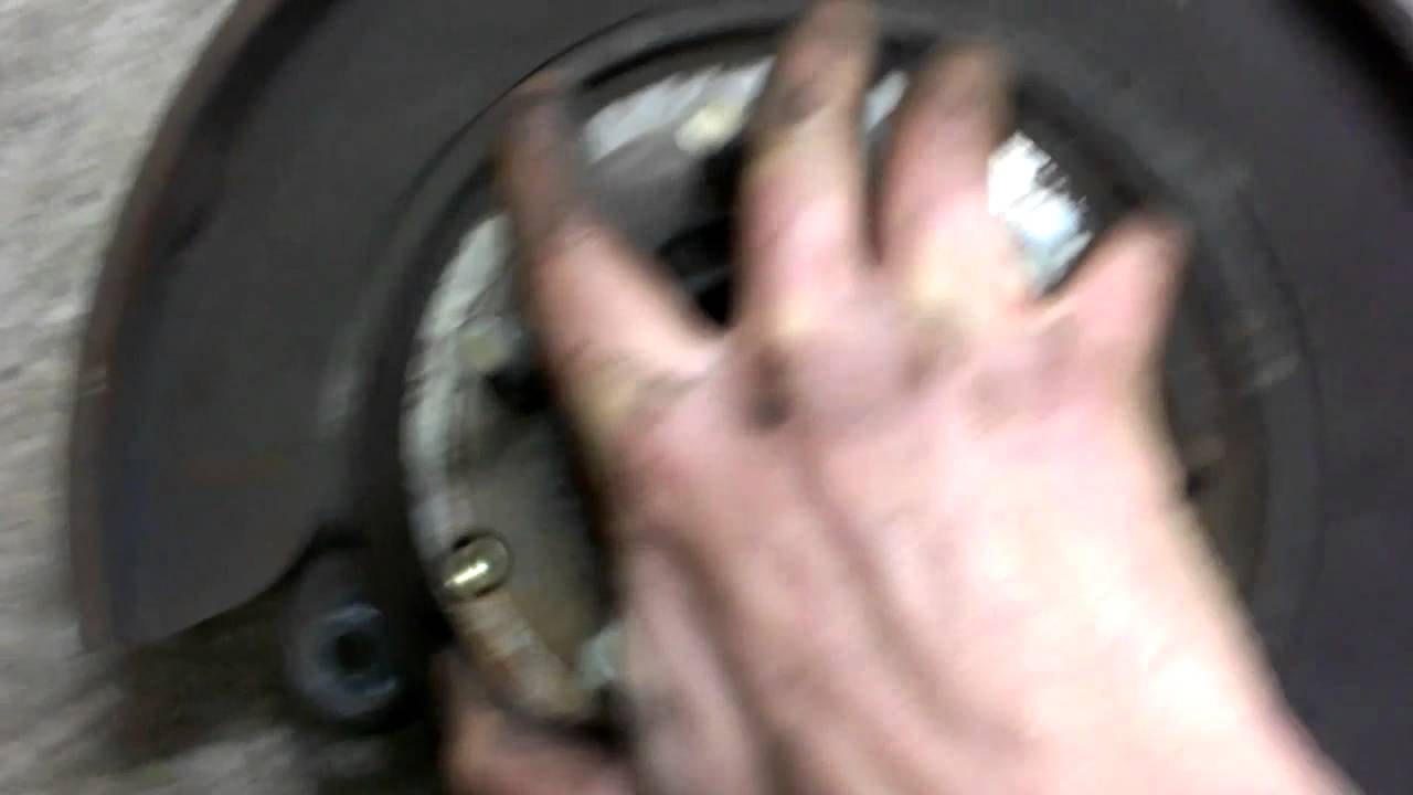 second rear 04 sti hub with completely seized wheel bearing - YouTube
