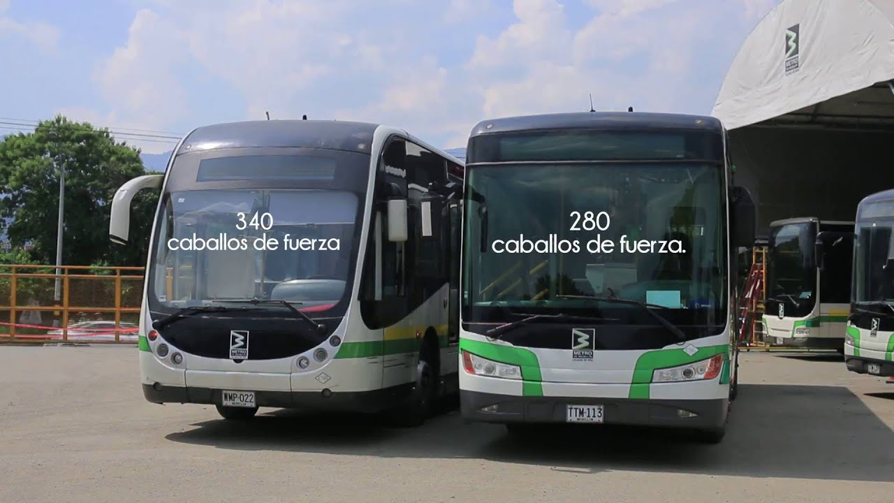 La Línea de buses del METRO de Medellín - YouTube
