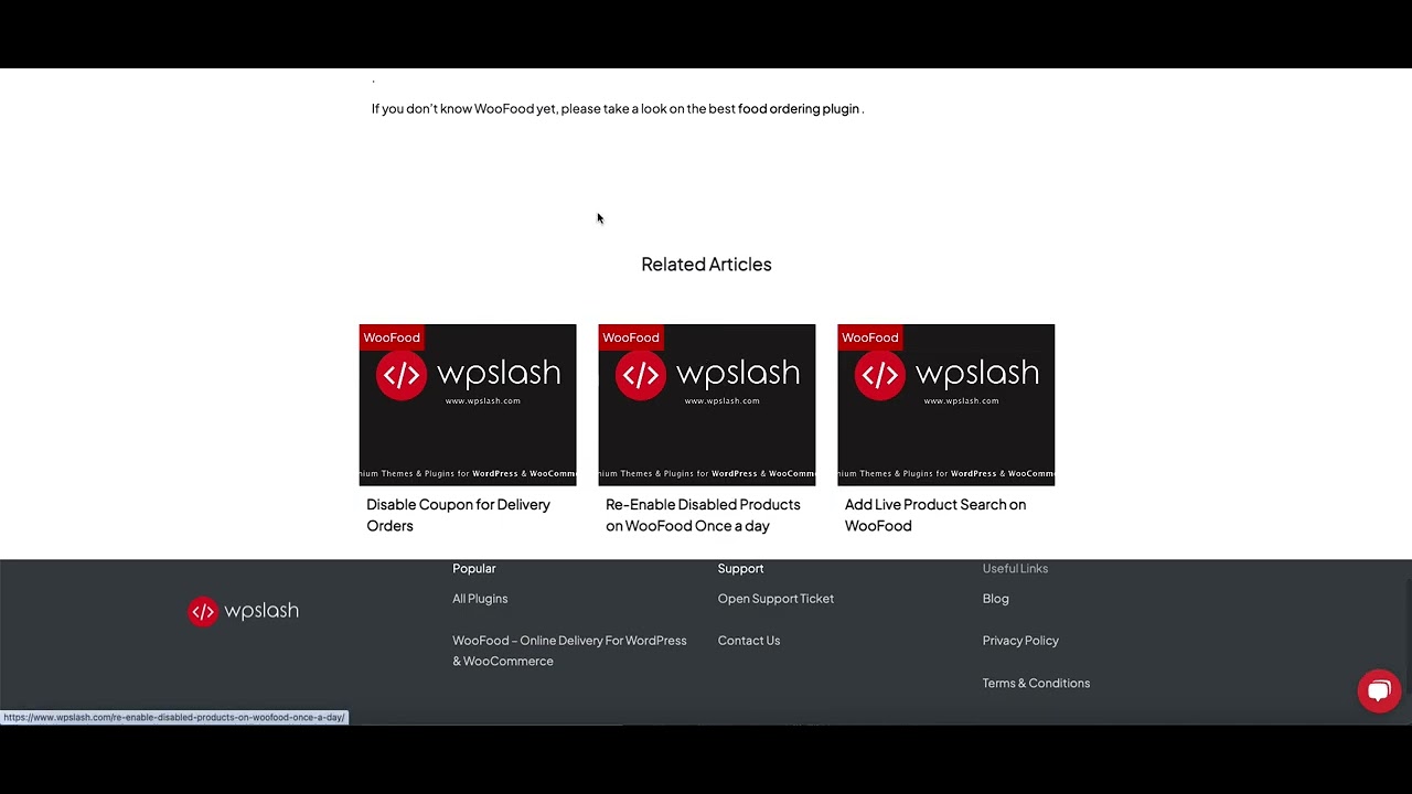 Configuring and Explaining Configurations Options on WooFood - Food ...