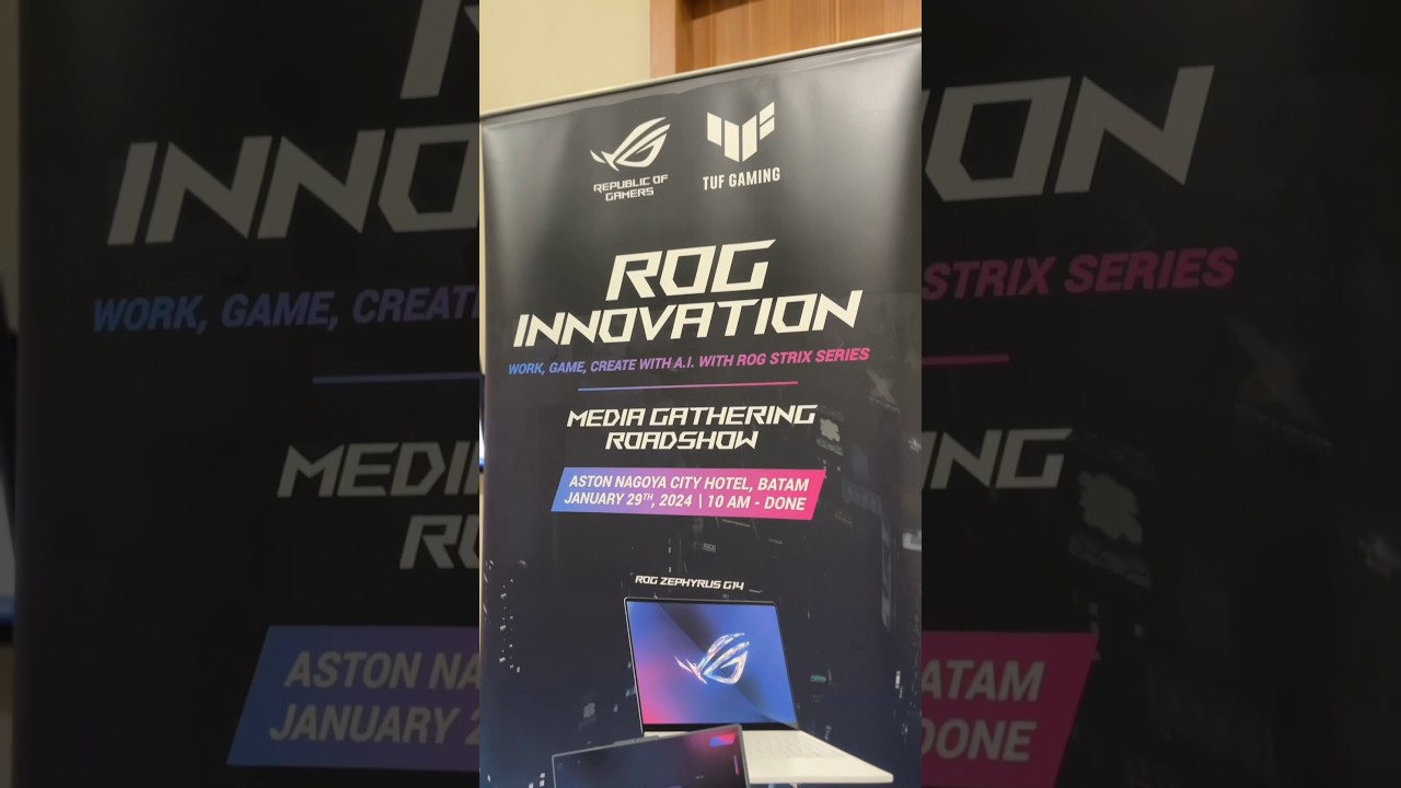 Recap Event Media Gathering Roadshow - ROG Innovation Work, Game, Create With A.I. With ROG ...