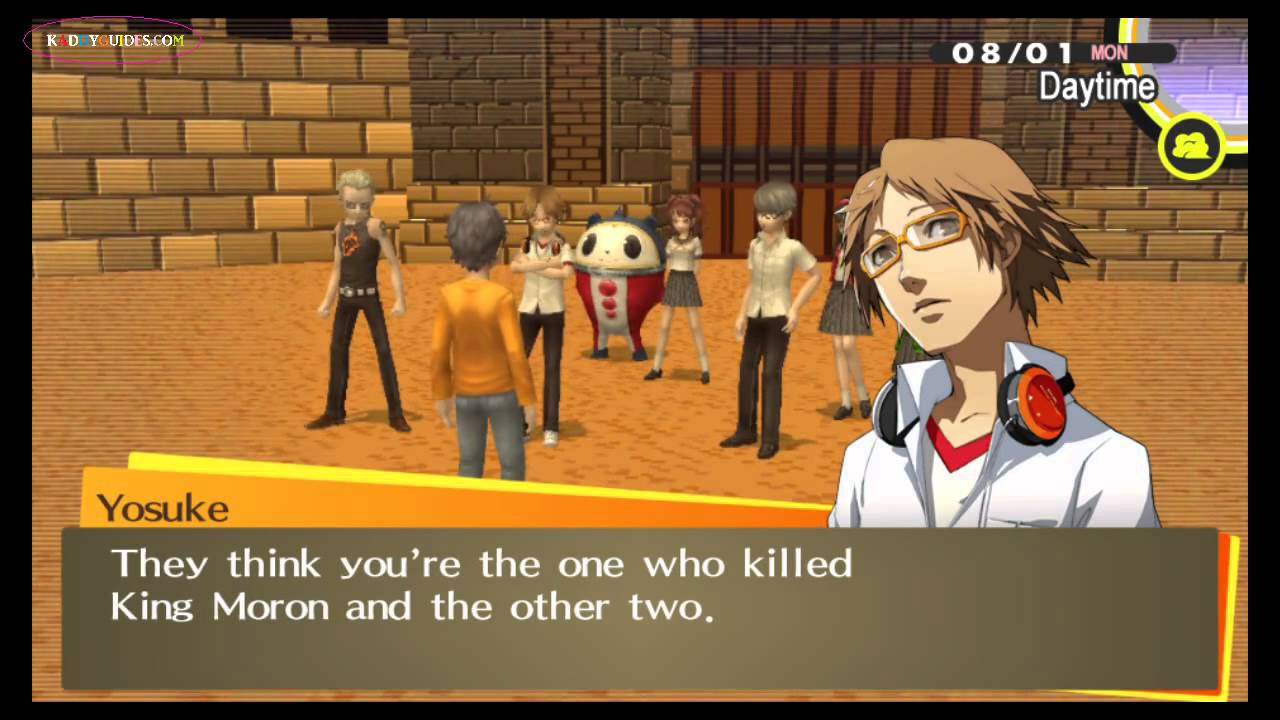 Persona 4 Golden - 068 Mitsuo and Omelette with Fried Rice Cookout ...