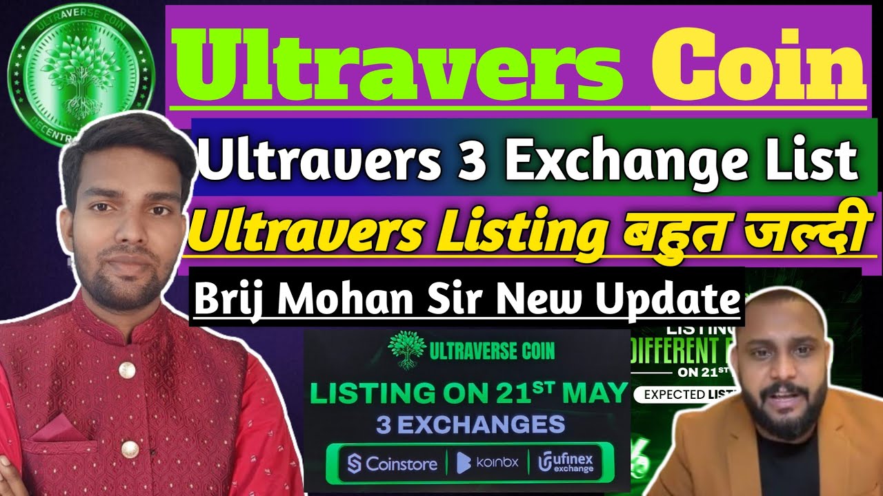 Ubit Coin New Update | Ultravers Coin New Update | Ultravers Listing 3 ...