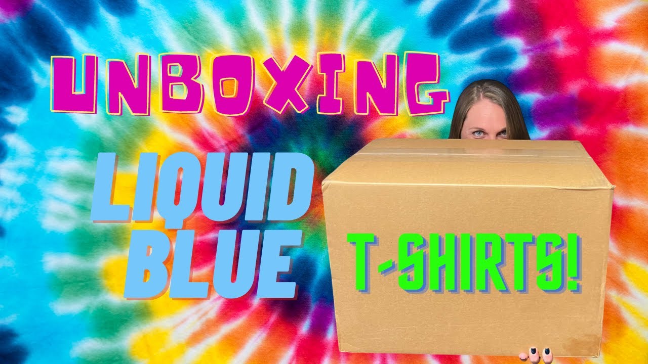 Unboxing a Case of Liquid Blue Shirts for our Live Sale - YouTube