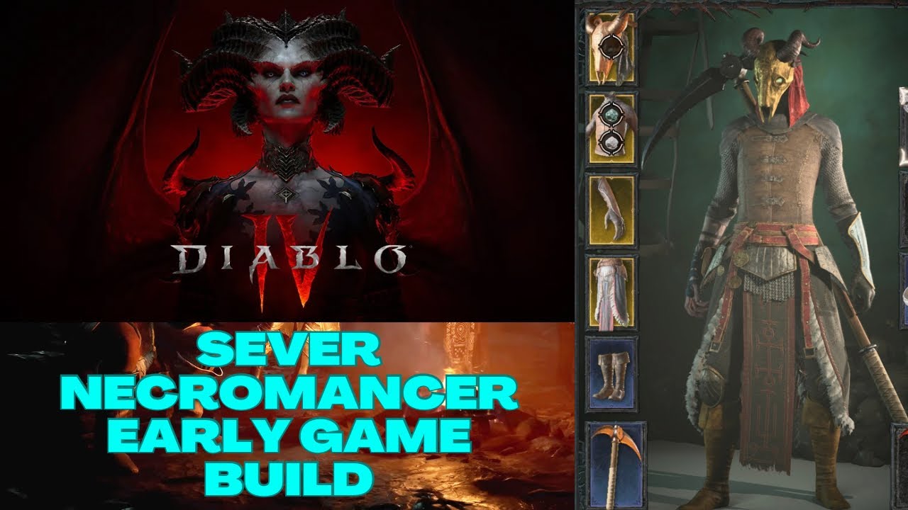 BEST FAST LEVELING Necromancer Sever Build - Diablo 4 - YouTube