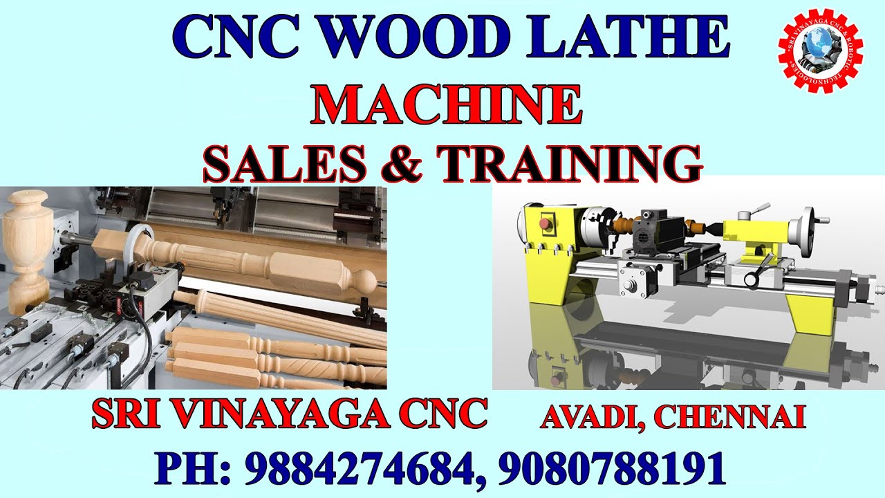 CNC WOOD LATHE MACHINE SALES AND TRAINING - YouTube