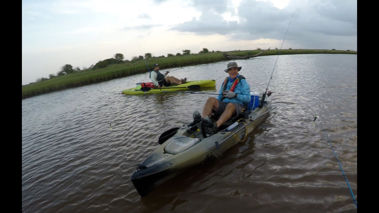 1st Time Saltwater Kayak Anglers have an AWESOME day fishing with The ...