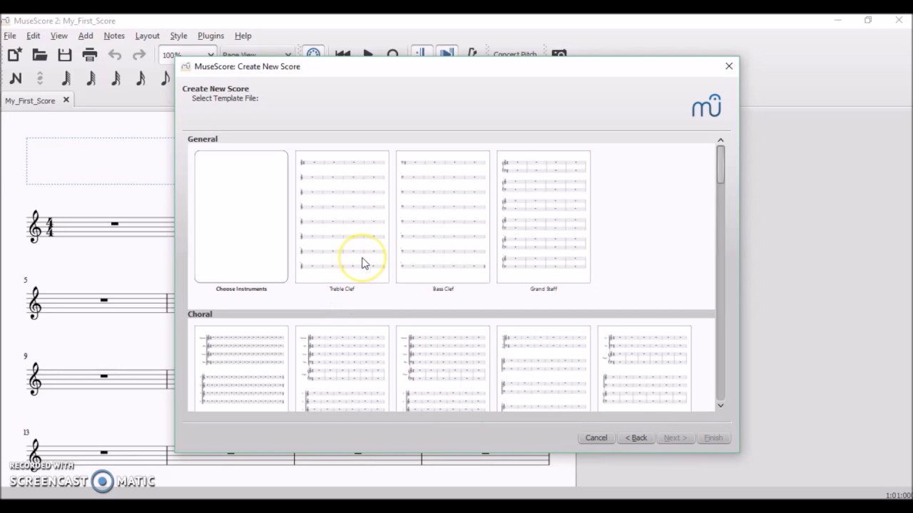 MuseScore Tutorial Part 1: Start Center - YouTube