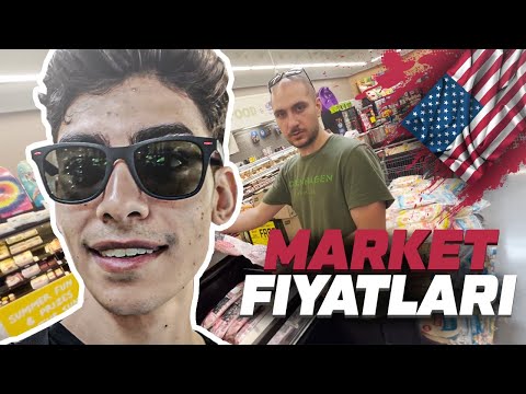 AMERİKA MARKET ALIŞVERİŞİ!! // SUDAN UCUZ?!