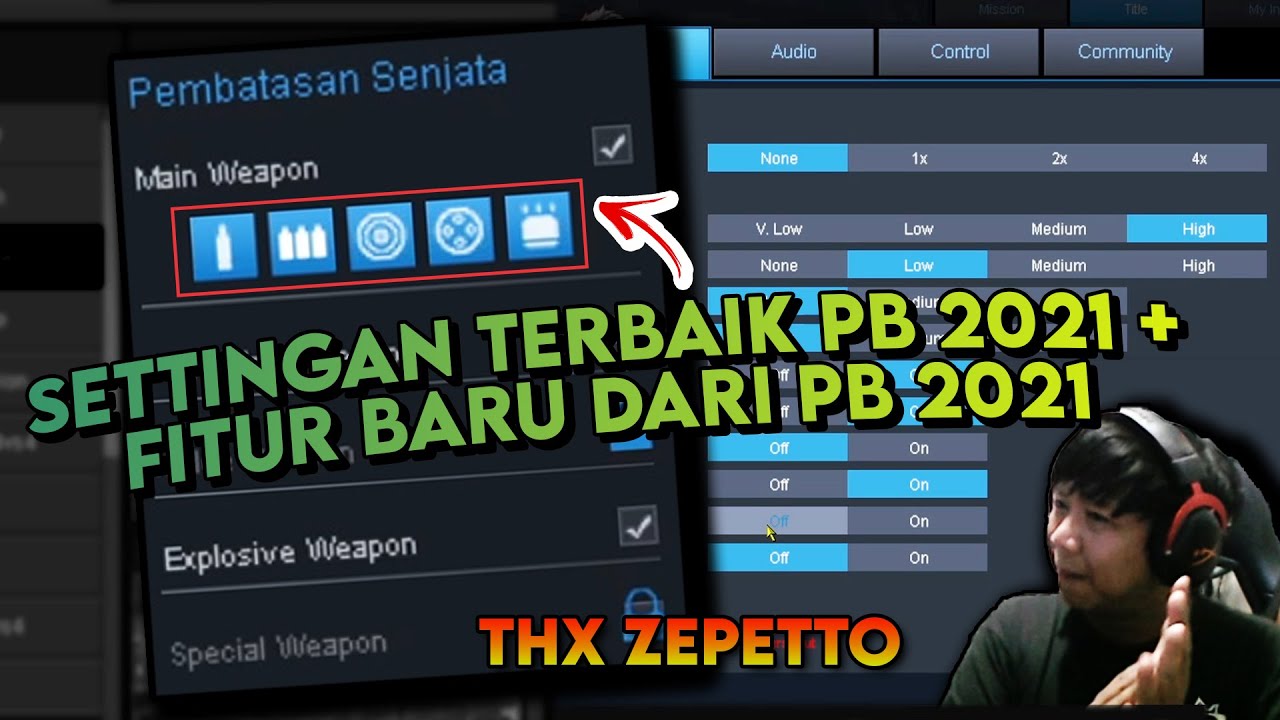 SETTINGAN TERBAIK PB 2021 + FITUR BARU PB 2021 !! - POINT BLANK ...
