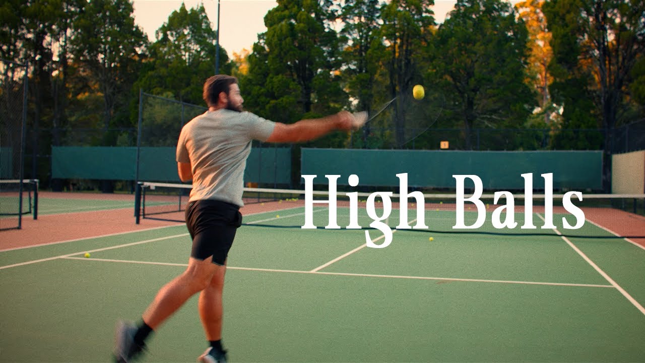 Tennis Tutorial | How to Hit HIGH BALLS - YouTube
