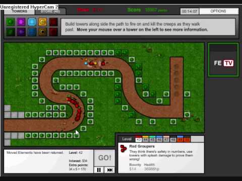 Flash Element TD 2 Complete Basic Arrow Towers Only - YouTube