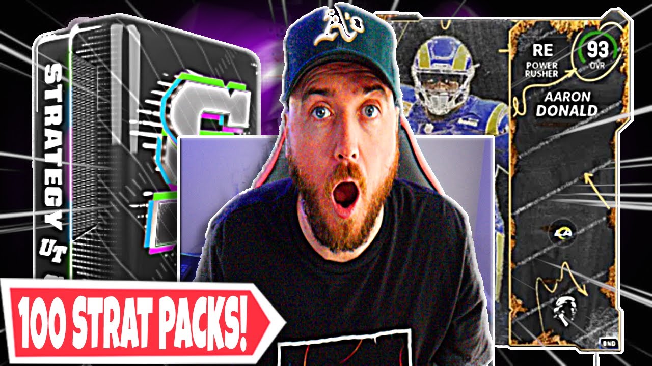 100 STRATEGY PACK OPENING IN MADDEN 23! ALL MADDEN PART 2 PLAYERS ...