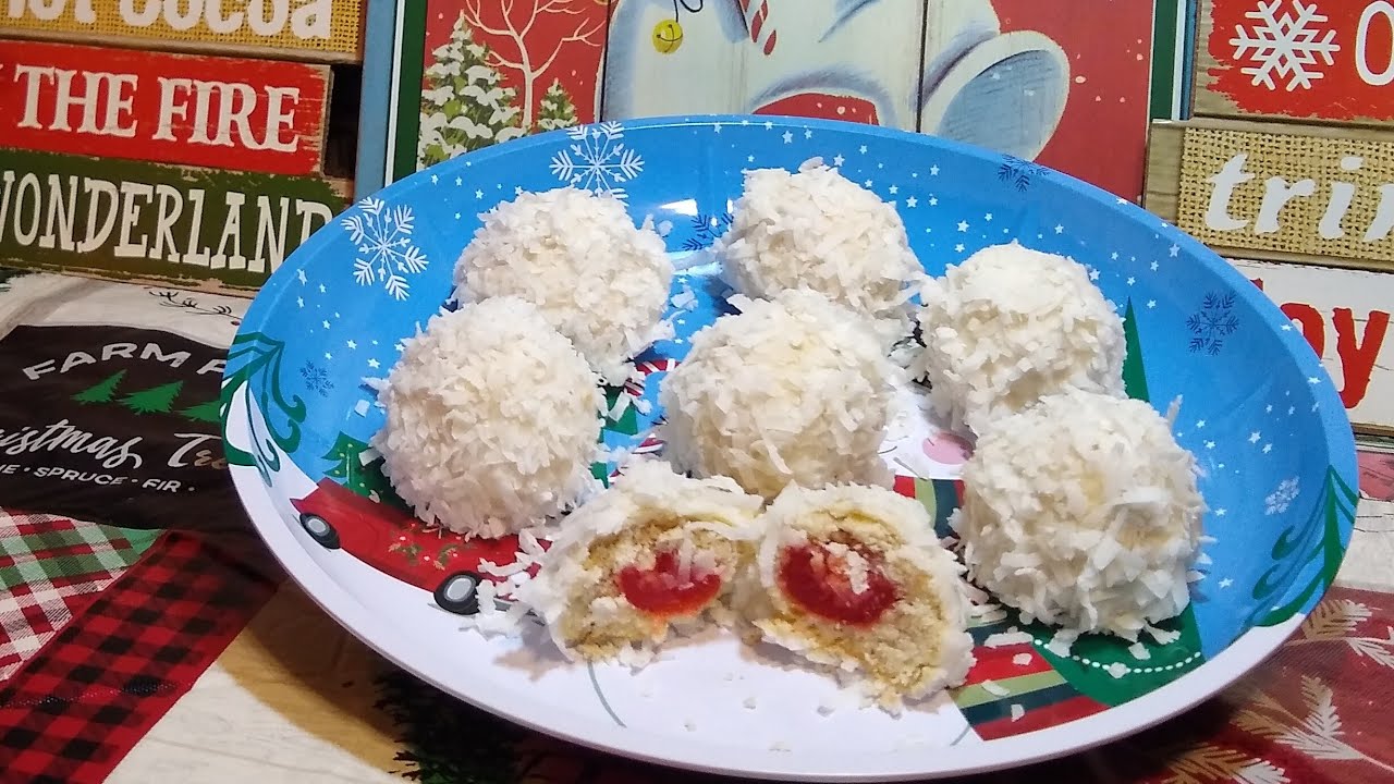 FROSTY'S CHEERY CHERRY SNOWBALL COOKIES!! | Wanna Have a Snowball Bite ...