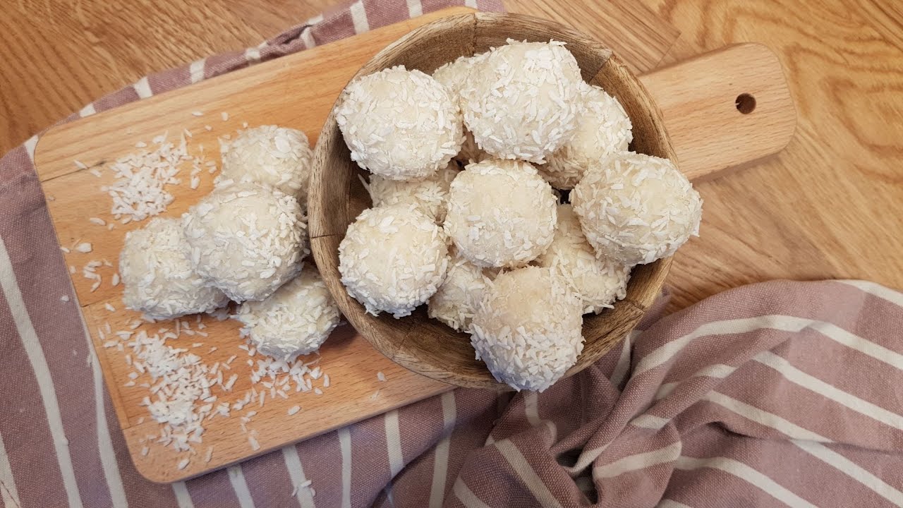 THEY TASTE LIKE REAL RAFFAELLO´S! Only 4 ingredients/ready in 5 min ...