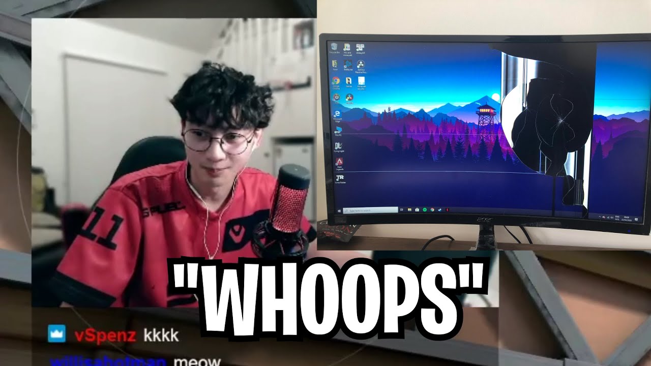 ElevenZ finally BREAKS his monitor - YouTube