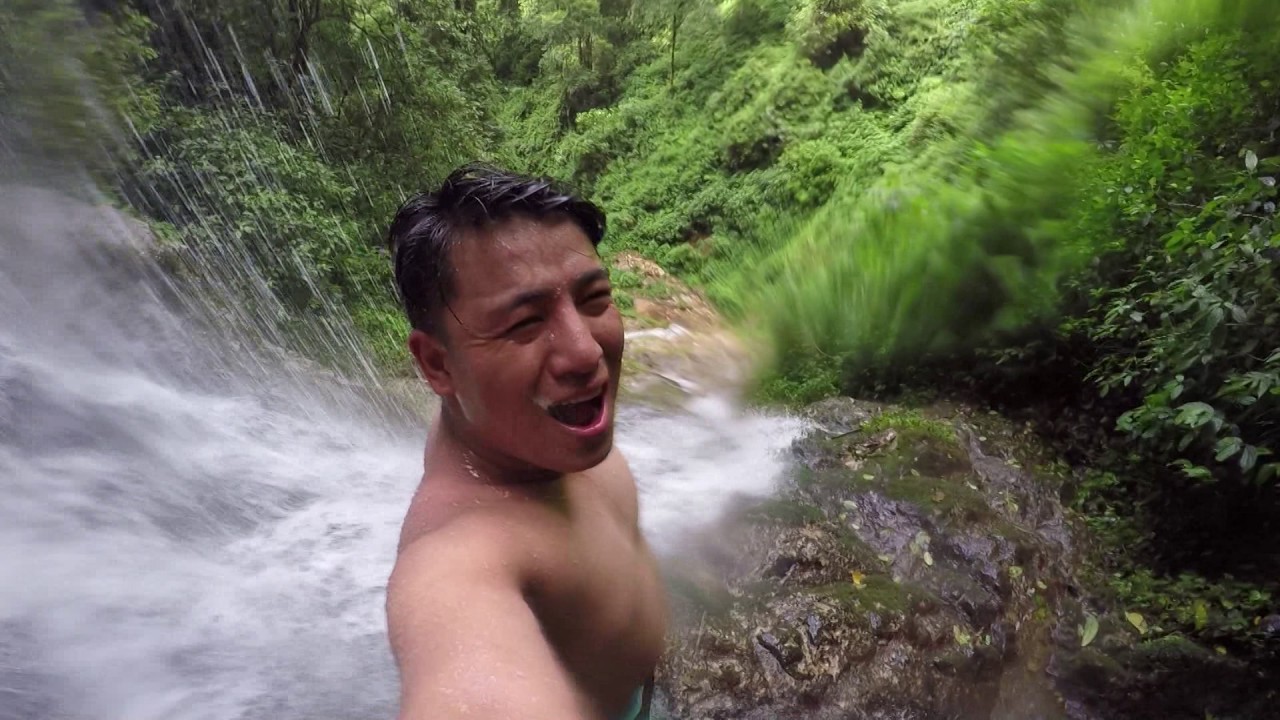 Chamling Nischal Rai bike ride to water fall - YouTube