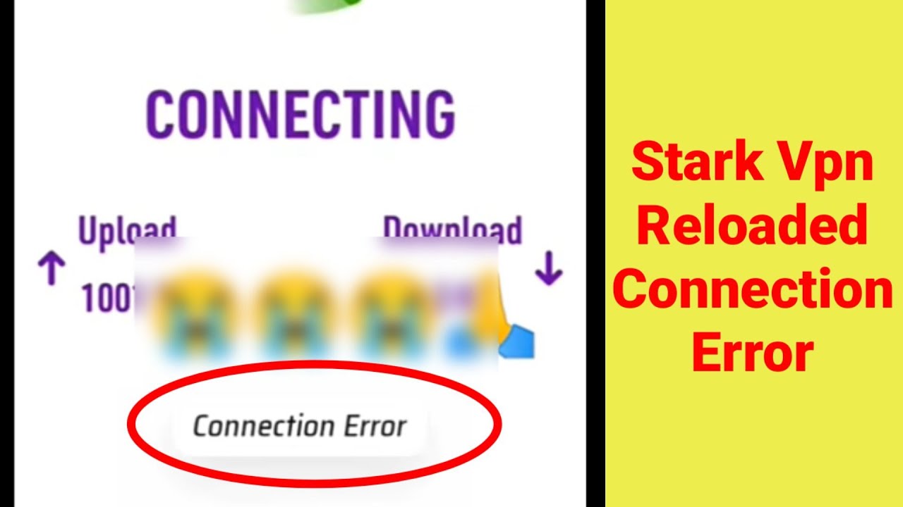 Fix Stark Vpn Reloaded Connection error | Connection Error Stark Vpn ...