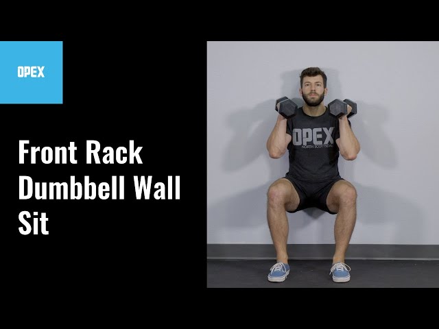 Wall Sit Squat Burpee Demonstration