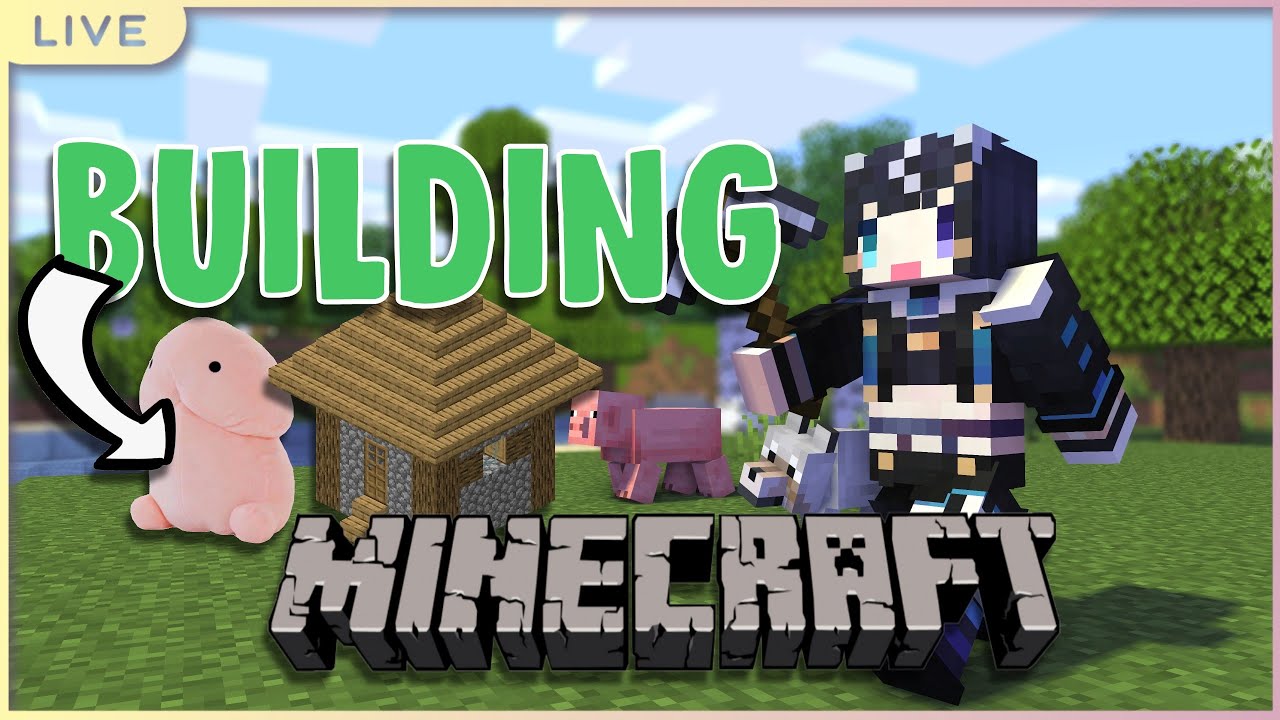 【MINECRAFT】 BUILDING MY VERY FIRST PP HOUSE! 【Crescent Link】 - YouTube