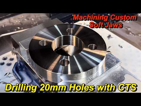 Drilling 20mm Holes & Utilizing Through Tool Coolant