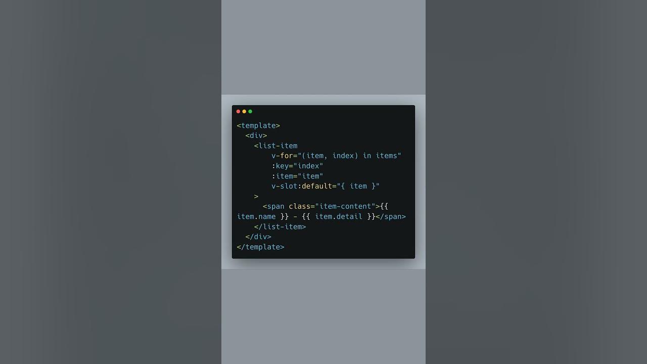 Master Vuejs Dynamic Lists With Slots Vuejs Youtube