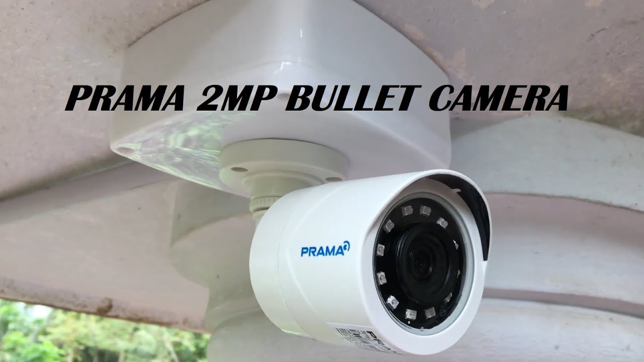 PRAMA 2MP CCTV bullet camera unboxing - YouTube