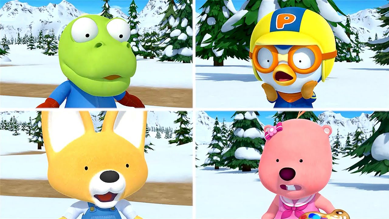 Pororo the Little Penguin ⭐ Flowers on the snow 🙃 Best Cartoons for ...