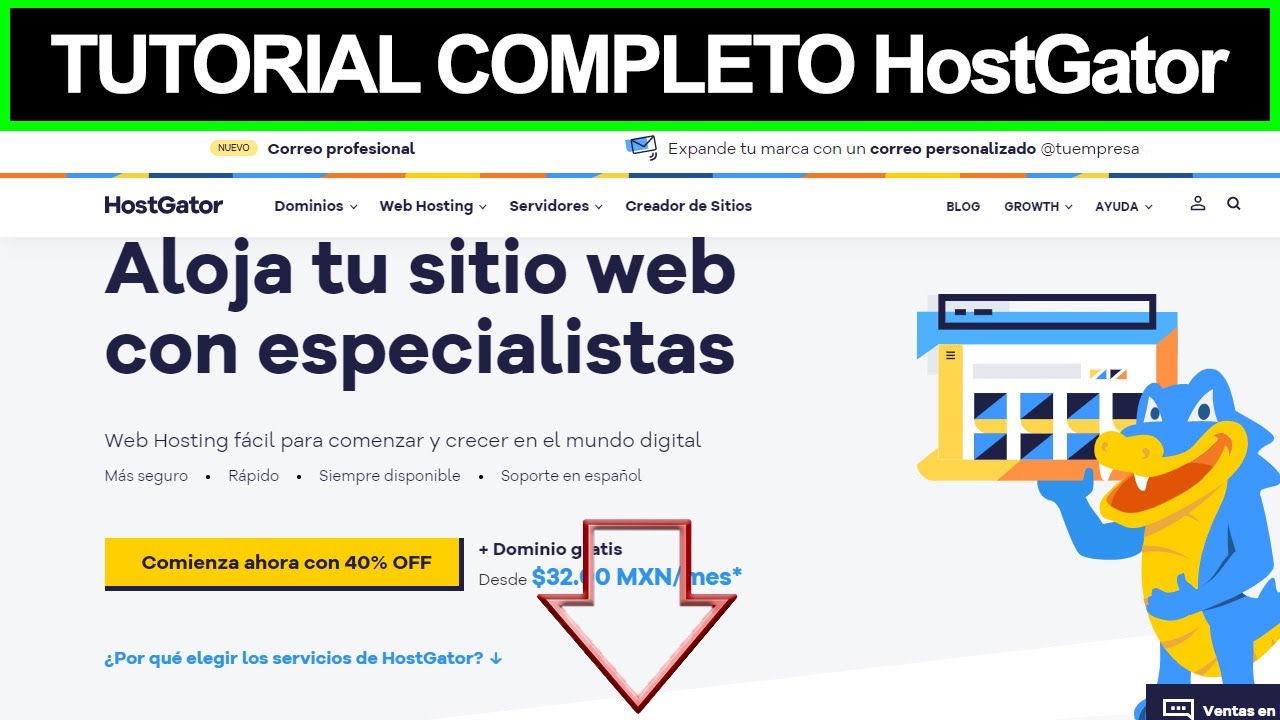 Tutorial Completo en Español de HostGator - YouTube
