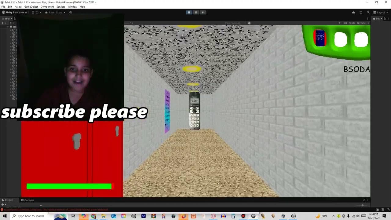 PLAYING MY OWN BALDI'S BASICS MOD! | Unity - YouTube