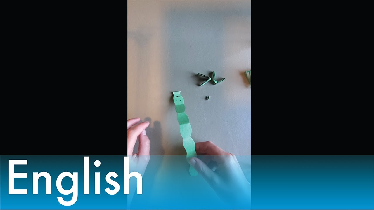 Week 2: Origami Caterpillar Race - YouTube