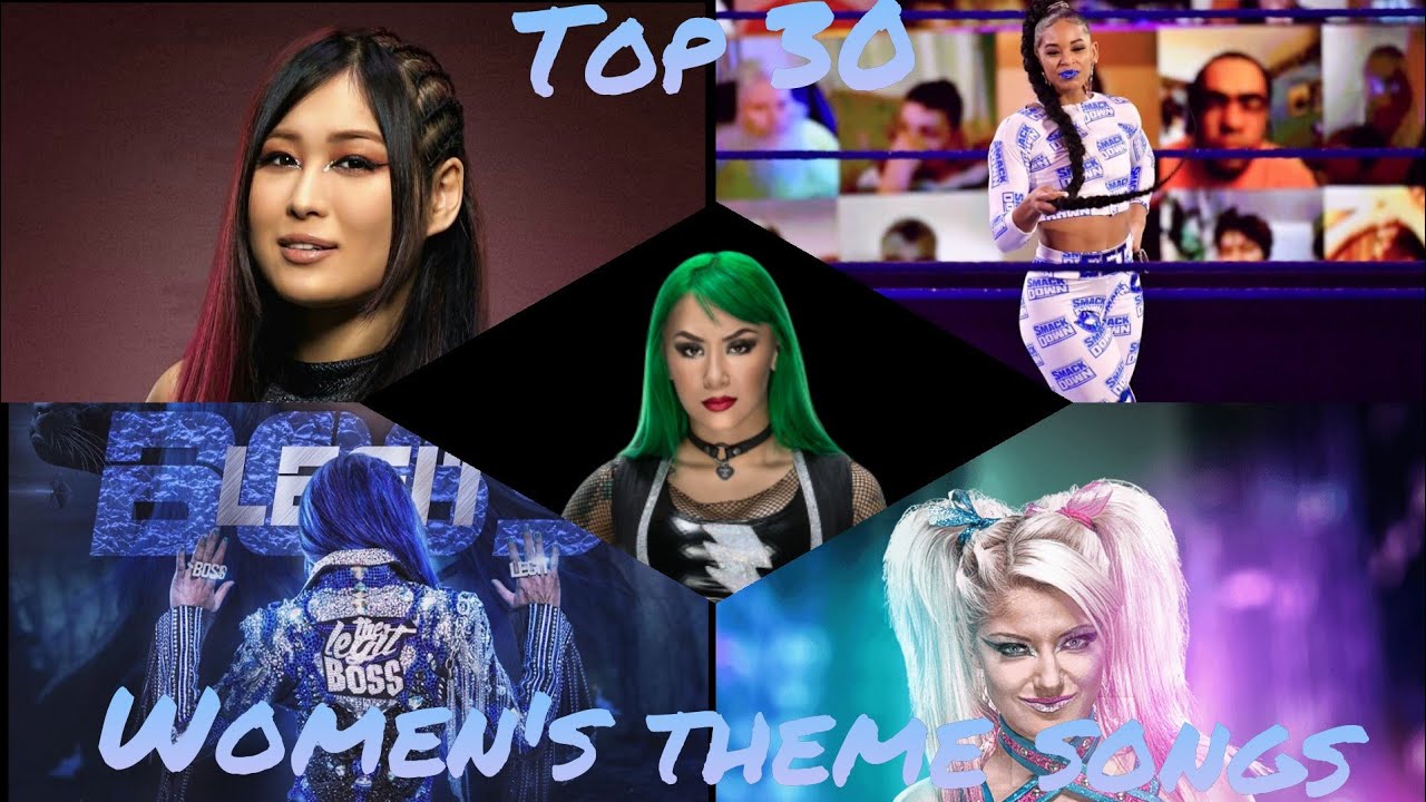 Top 30 - WWE Women's Theme Songs 2021 - YouTube