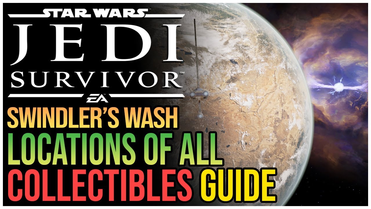 All Swindler’s Wash Collectibles Star Wars Jedi Survivor - YouTube