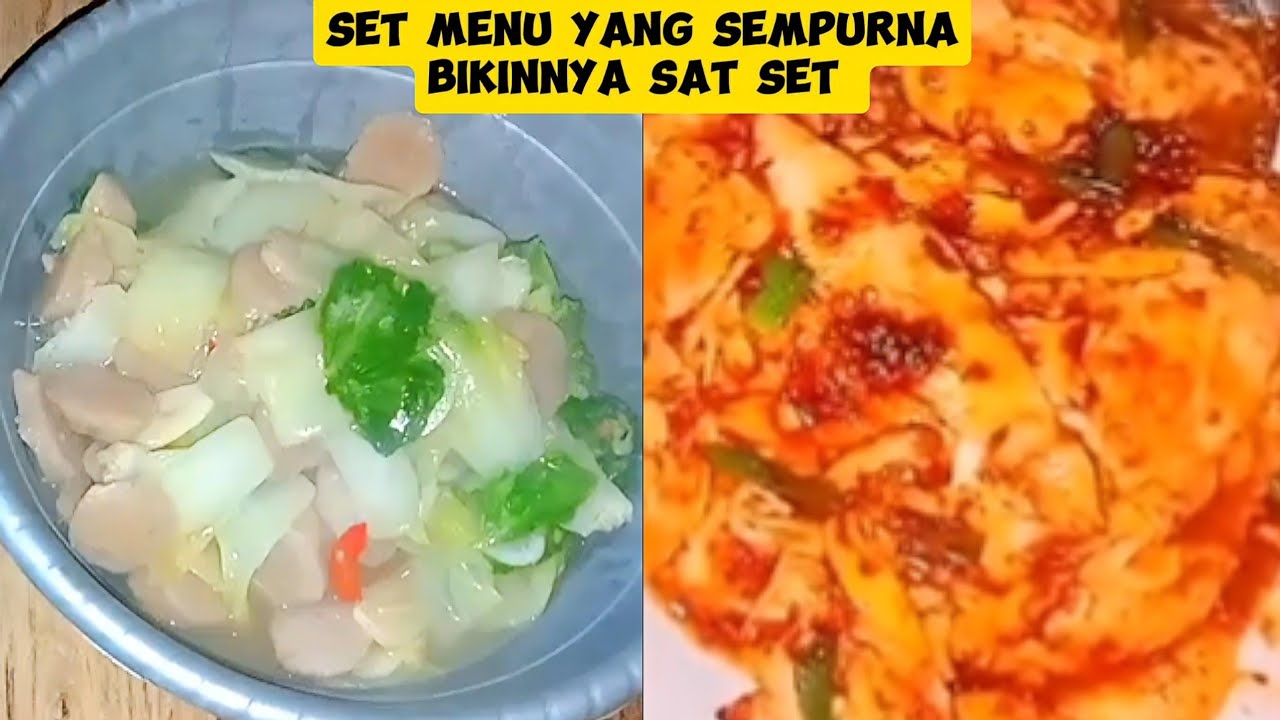 SET MENU INI SELALU BIKIN NAMBAH NASI⁉️2 MENU YANG SEMPURNA, BIKINNYA ...