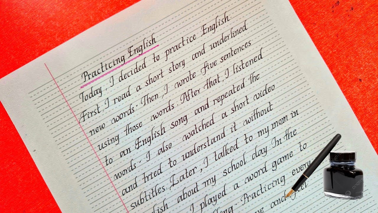 One Page Cursive Handwriting Practice | Monotype Corsiva English ...