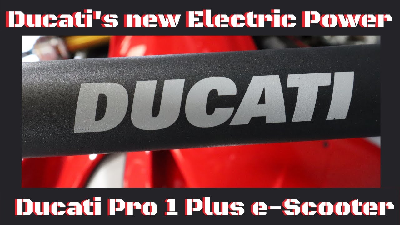 Ducati's New Electric Power... the DUCATI Pro 1 Plus e Scooter commuter ...