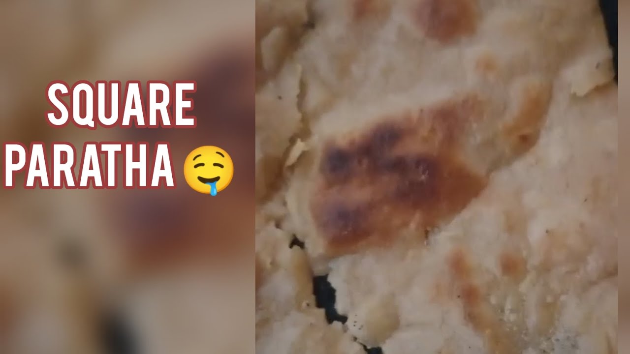 how to make square paratha - YouTube