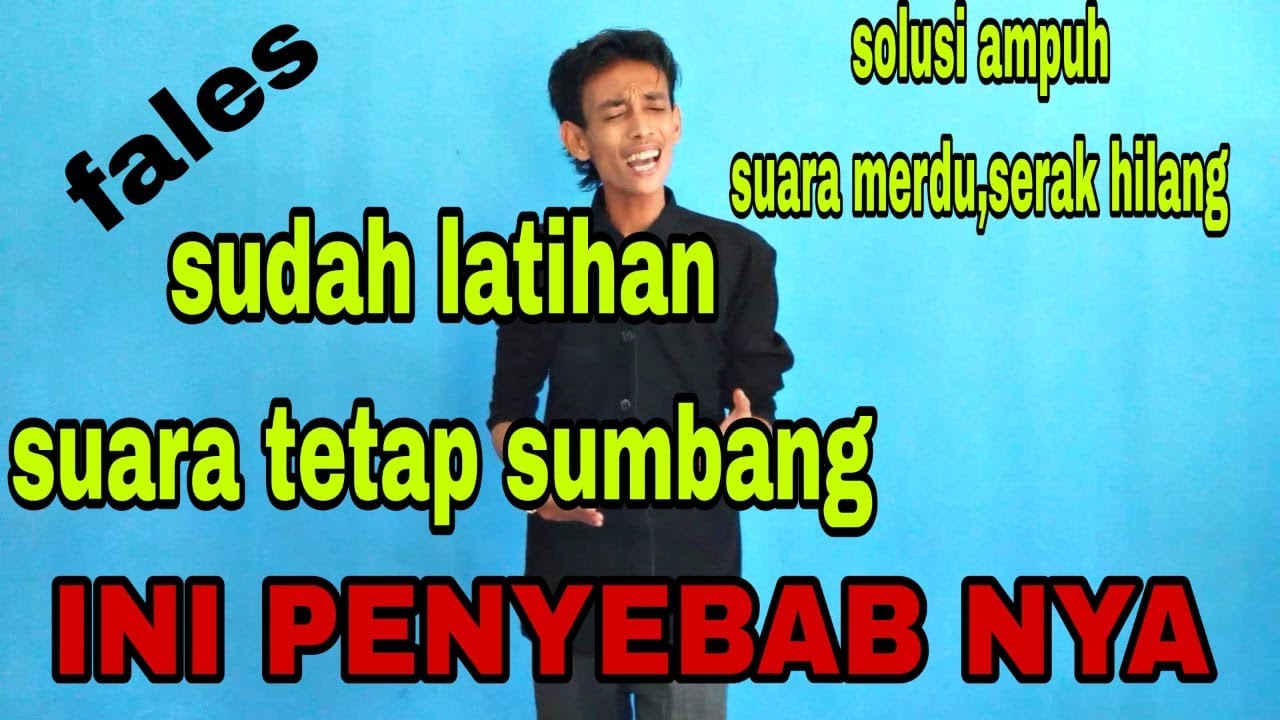 cara agar suara bisa enteng,lepas,dan tidak sumbang ! suara jadi merdu ...