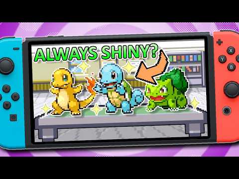 GUARANTEED SHINY START IN FIRE RED & LEAF GREEN ON NINTENDO SWITCH (and Switch 2) WITHOUT HACKS