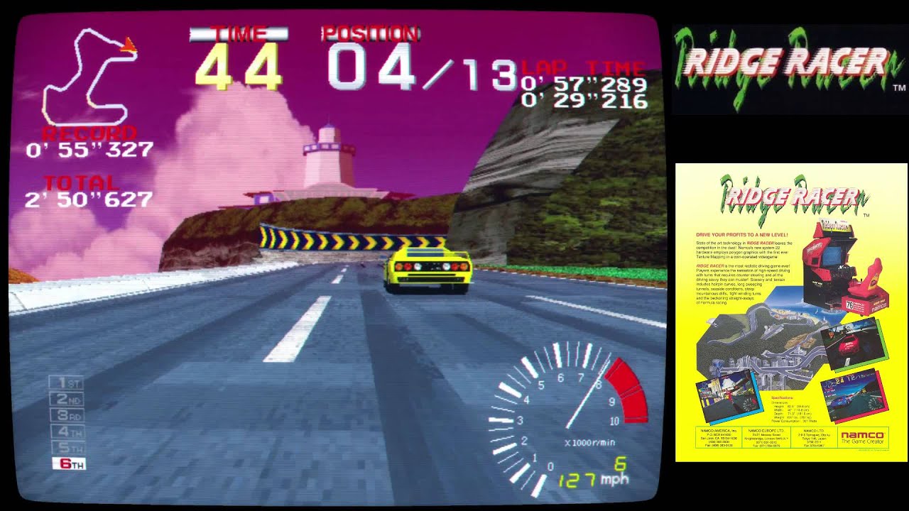 Ridge Racer (Arcade). Intermediate Track. Time: 2' 48'' 172. HD 1080p ...