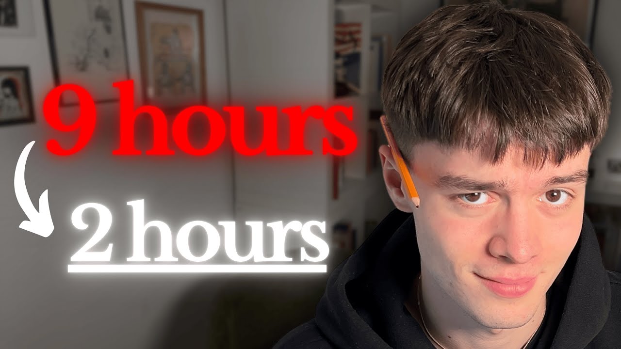 how studying 90% less got me higher grades - YouTube