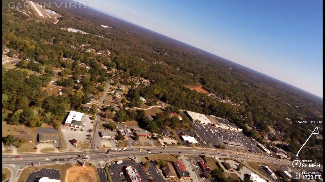 Landing KTOC Toccoa LeTourneau Airport - YouTube