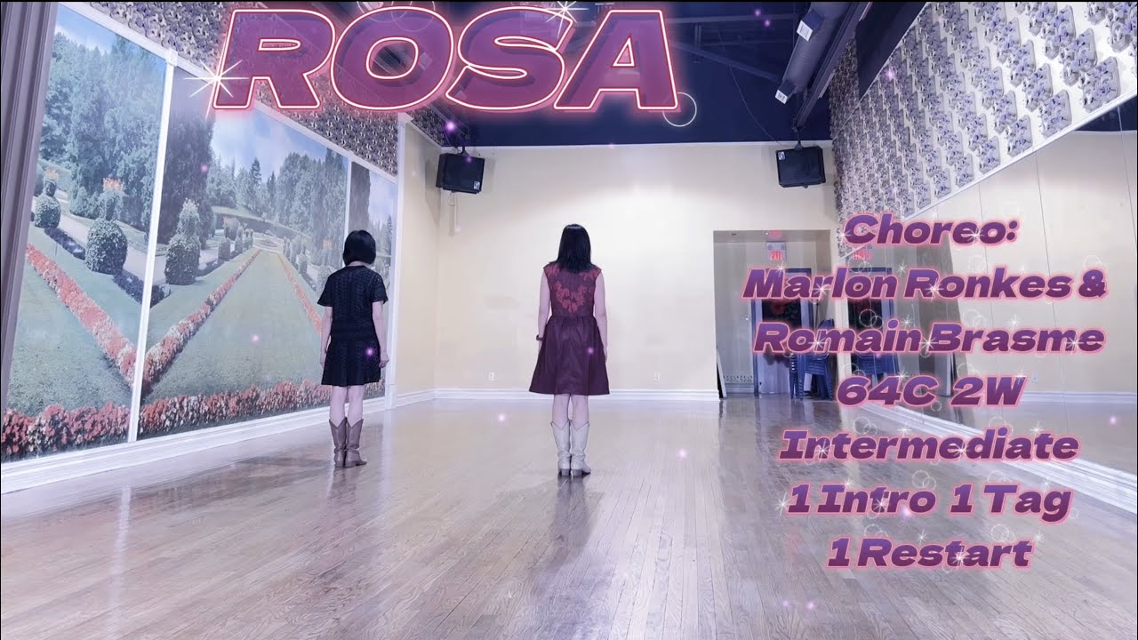 ROSA Line Dance | Marlon Ronkes & Romain Brasme - YouTube
