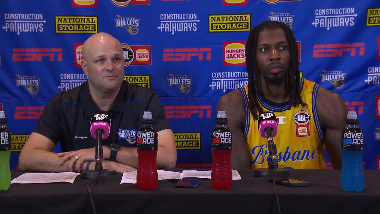 Stu Lash and Casey Prather press conference vs Perth Wildcats - Round 5 ...