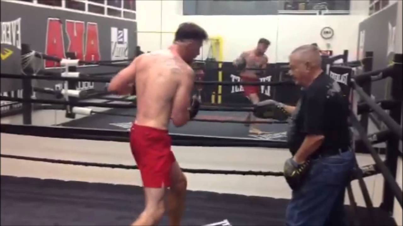 Walter "Pop's" Carvalho Sr. training Evan Gubera - YouTube