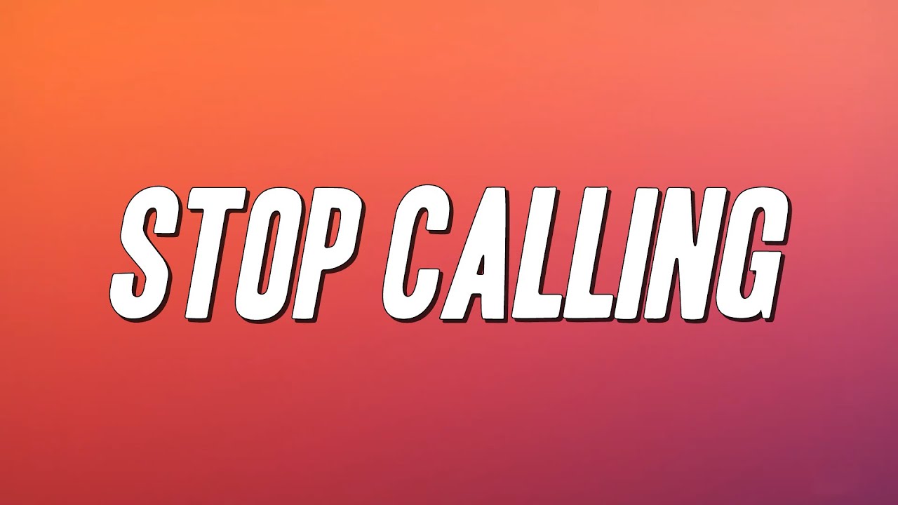 JACOTÉNE - Stop Calling (Lyrics) - YouTube