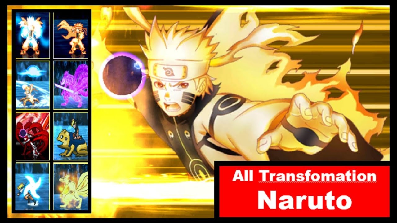All Naruto Forms - ANIME SUPER BATTLE STARS MUGEN 2020 - YouTube