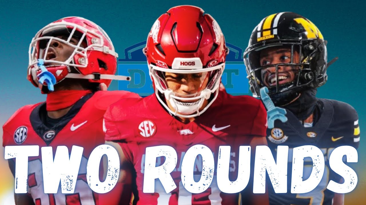 Tankathon's TWO ROUND 2026 NFL Mock Draft - YouTube