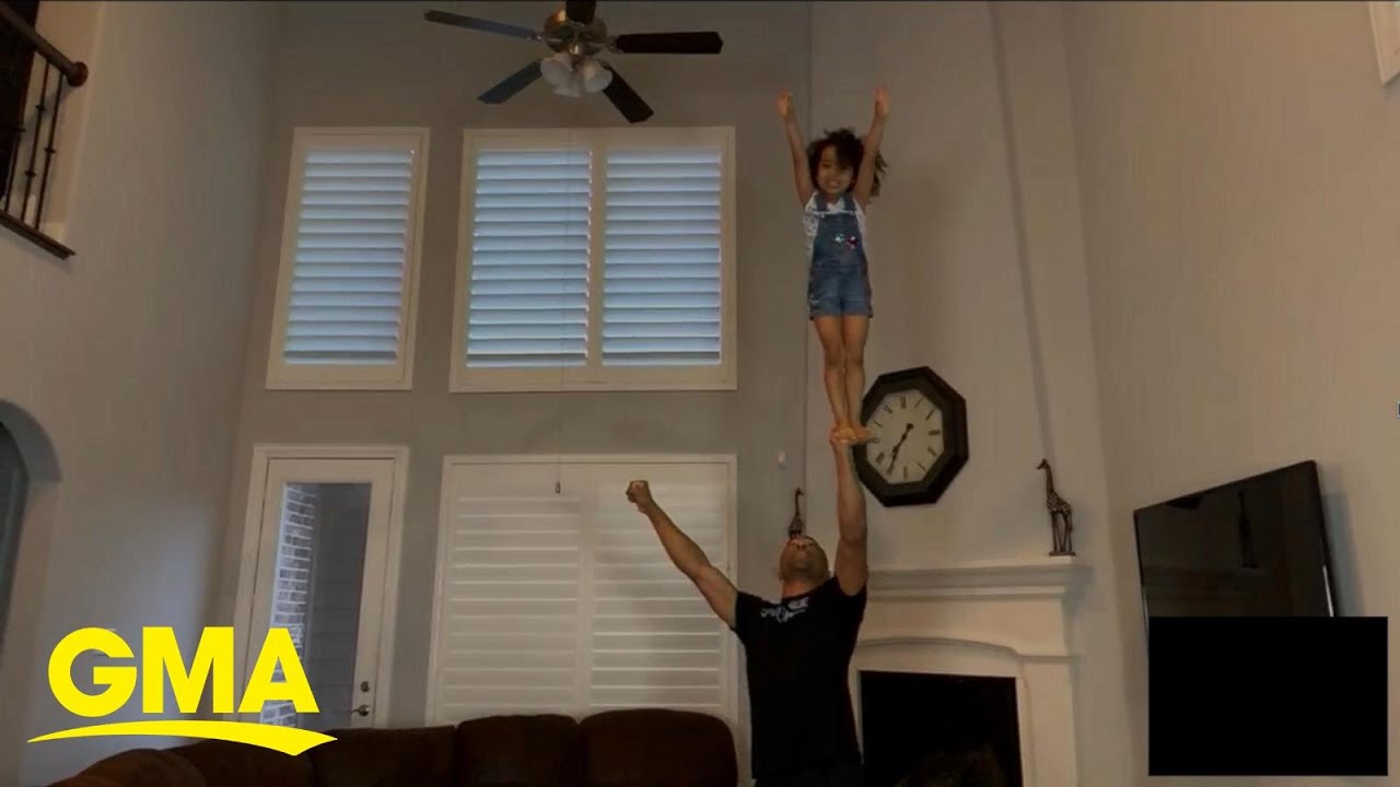 The Internet Is ‘flipping Out Over Father Daughter Duos Cheerleading 1227