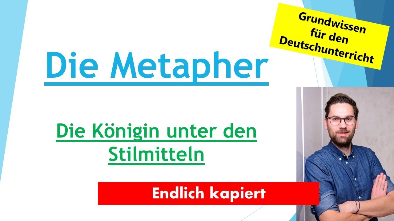 Die Metapher | Sprachliche Mittel im Deutschunterricht - YouTube